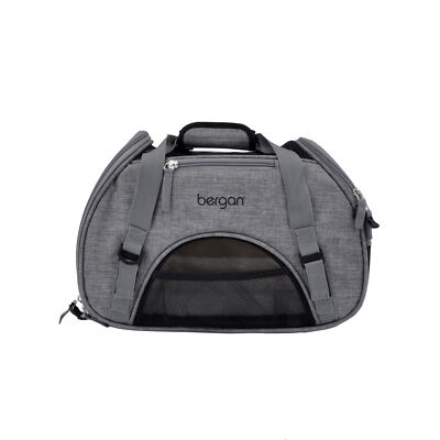 Bergan Pet Comfort Carrier Small Grey 16"x8"x11" BER-88910 | eBay