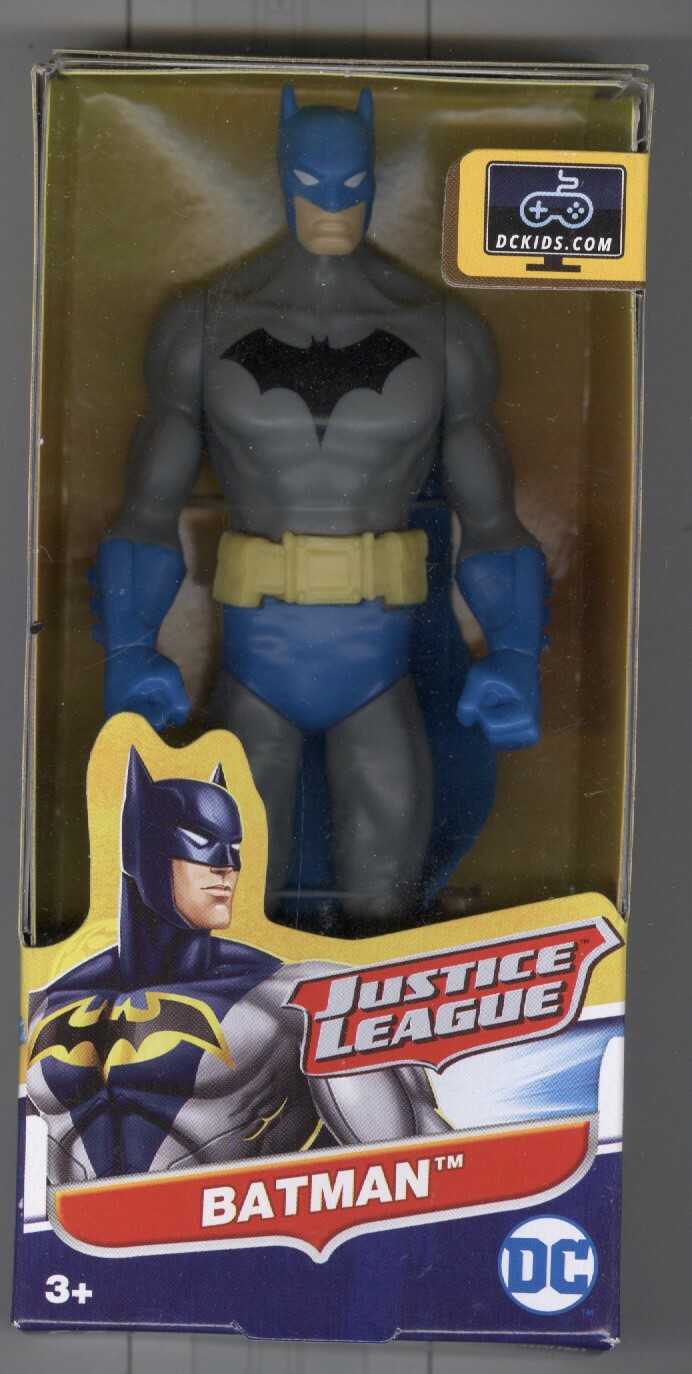 Justice League Batman Blue Gray Suit 6 inch Action Figure Mattel NEW DC ...