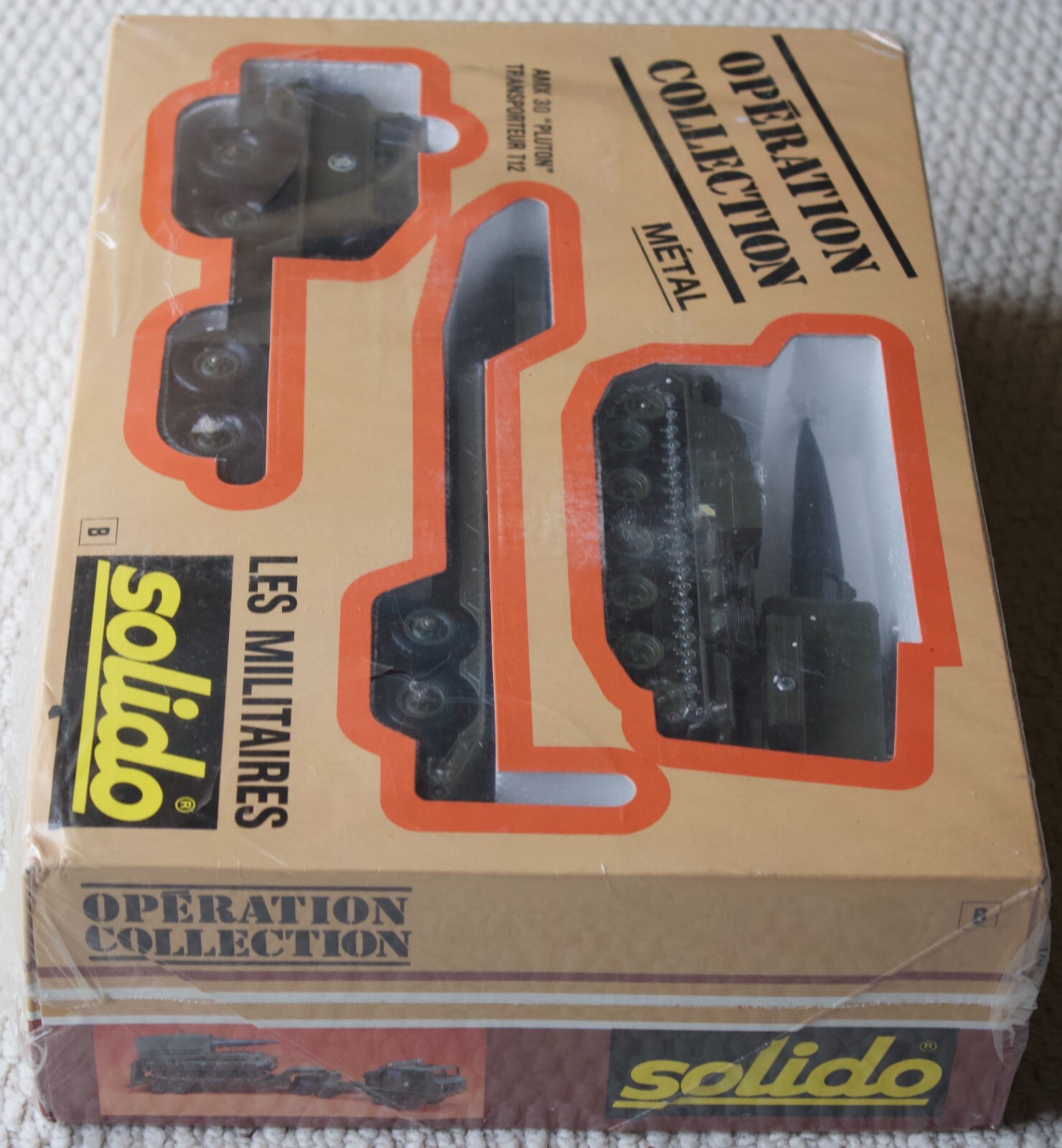 solido tank transporter t12 amx 30 pluton sealed Box scale britains ...