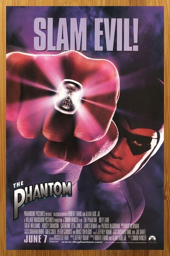 1996 The Phantom Vintage Print Ad/Poster Billy Zane Official Movie ...