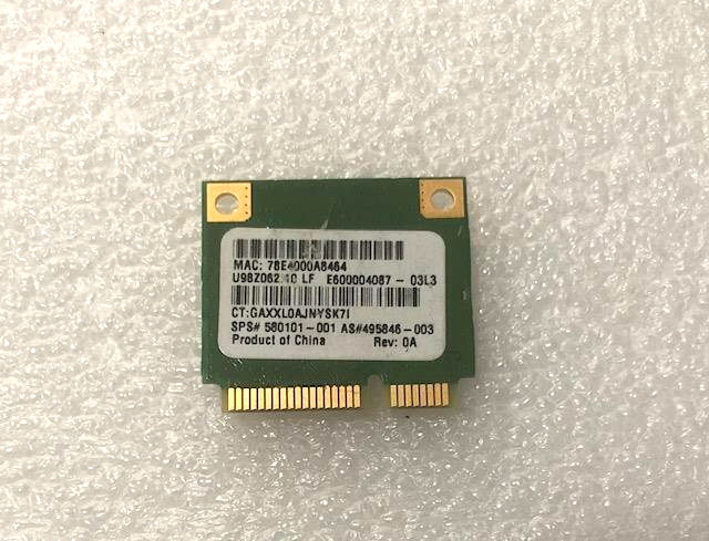 Atheros Wireless Mini WiFi Card HP AR5B95-H 495846-003 580101-001 | eBay