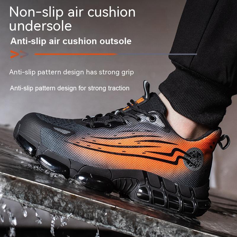 Mens Indestructible Safety Work Shoes Steel Toe Boots Lightweight ...