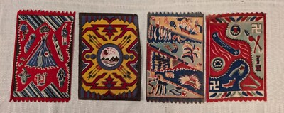 ANTIQUE NATIVE AMERICAN COLORFUL TOBACCO FELT PRINT LOT OF 4 | eBay