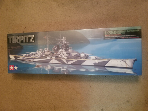 NEW IN BOX 1/350 German Battleship Tirpitz Plastic Model | eBay