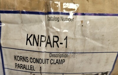 Tech Korns KNPAR-1 Korns Conduit Clamp Parallel 1" (lot of 10) | eBay