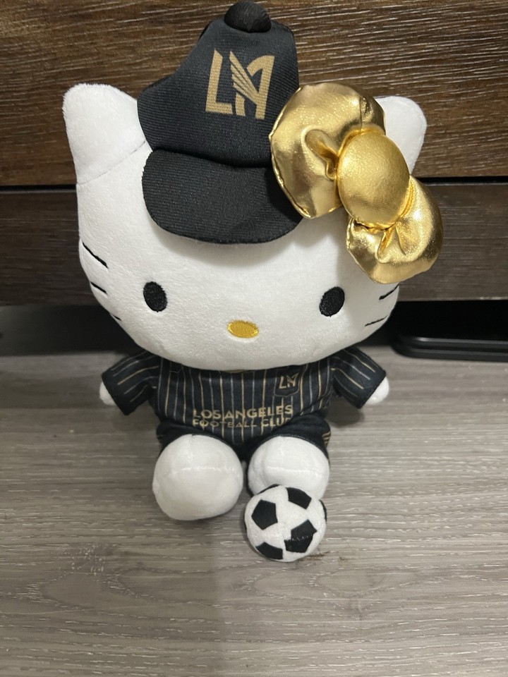 LAFC Hello Kitty Plush – Soccer Ball, Black & Gold, Rare Collab | eBay