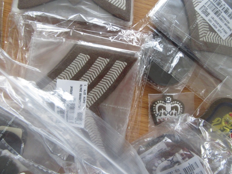 Mixed British Army FAD rank insignia badges. New. Job lot x 100+ | eBay UK
