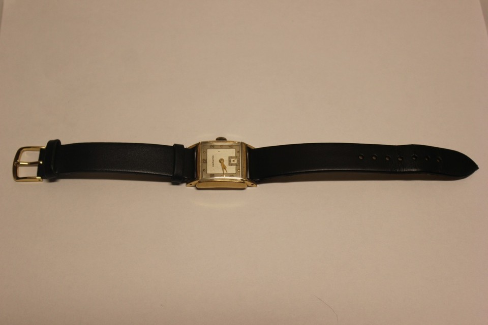 Vintage Hamilton GARY 747 Movement 17 Jewels 10K G F Wristwatch Runs ...