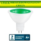 1 PIECE GREEN LED MR16 Light Bulb GU5.3 25-Watt Equivalent, halogen ...