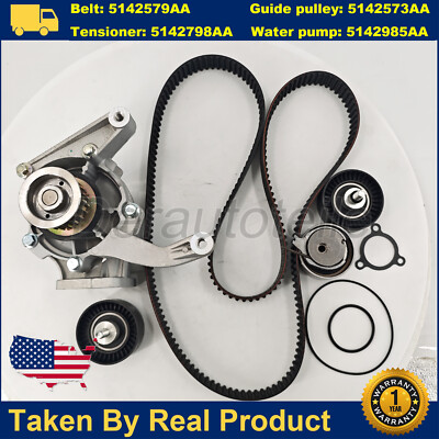 Timing Belt Kit and Water Pump Tensioner for 2005-2006 Jeep Liberty 2 ...