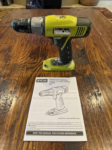 Ryobi P203 Drill Driver 1/2 Inch Tool Only | eBay