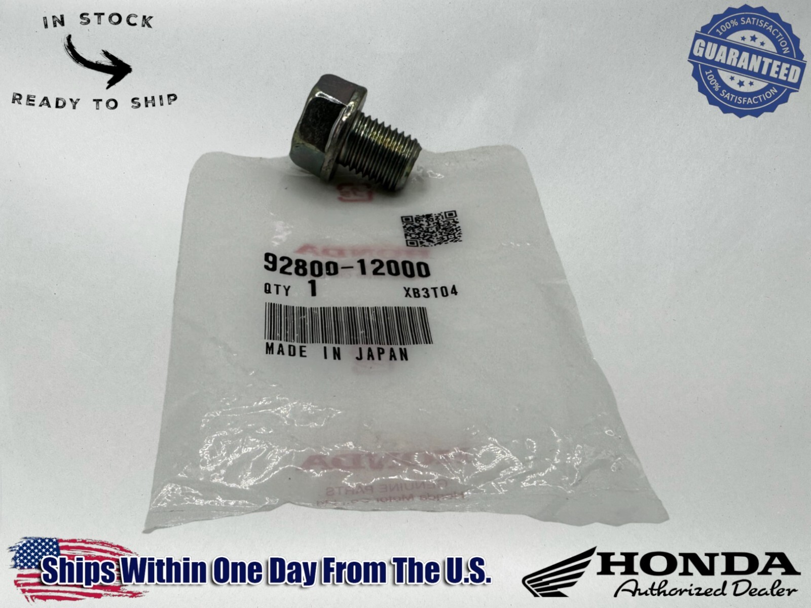 Honda Genuine OEM Authentic 12MM Drain Bolt 92800-12000 | eBay