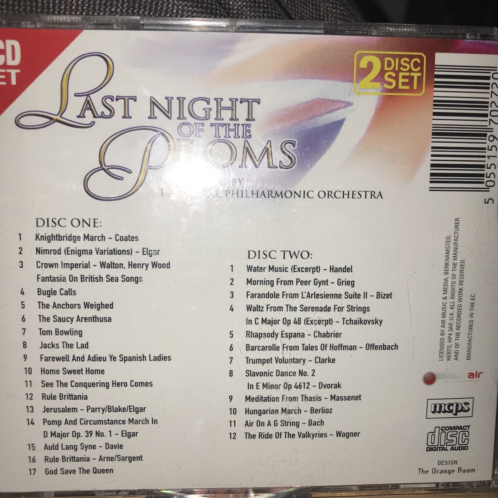 Royal Philharmonic Orchestra : Last Night of the Proms 2 CD Album 29 ...