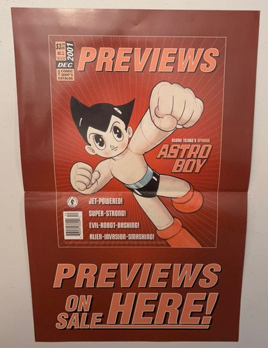 Previews Comics Astro Boy Promo Poster 11x17" The Power Company Comic ...