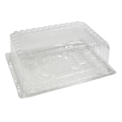 Pactiv Smartlock Showcake APET Cake Container, 14" L x 10" W x 4.5" D ...