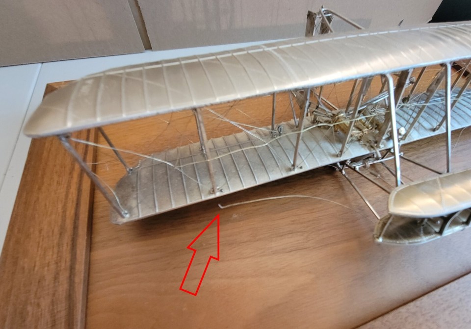 The Wright Brothers Flyer 12" Sterling Silver Model - Paramount ...