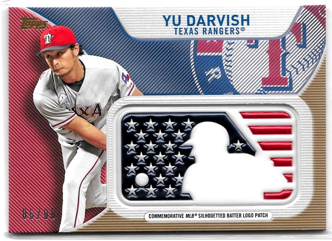 Yu Darvish #86/99 2017 Topps MLB Independence Day Silhouetted Batter ...