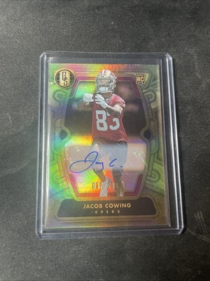 2024 Gold Standard Jacob Cowing Rookie Autograph Auto RC #/299 49ers ...