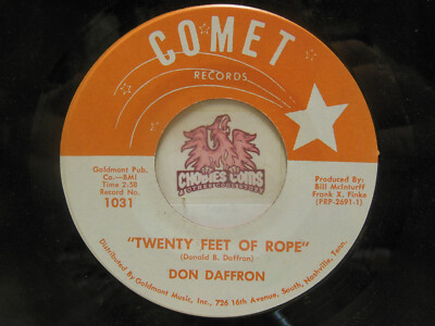 Don Daffron – Twenty Feet Of Rope / Keep On Walking Feet, 45 RPM EX ...