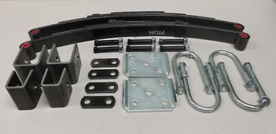 3,500 lbs. Trailer Axle Suspension Kit Incl. Leaf Springs, Hanger & U ...
