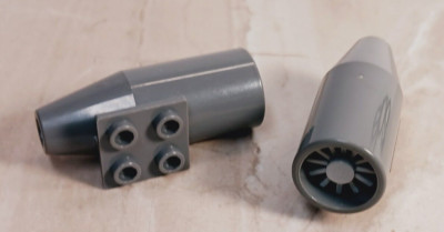 LEGO Engines DARK GRAY Lot of 2 Cylinder Tapered Inverted 2x2 NEW ...