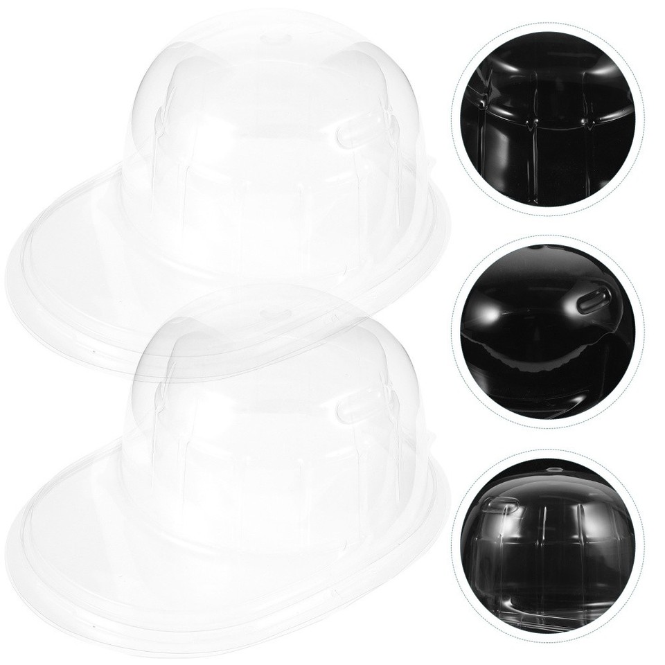 2 Pack Portable Hat Box Plastic Shaper Cap for Baseball Caps Rack | eBay