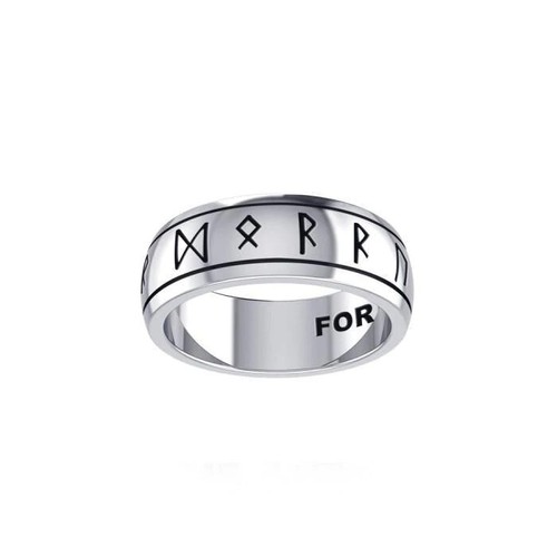 Runic Band Spinner Ring 925 Sterling Silver Fine Mystical Jewelry | eBay