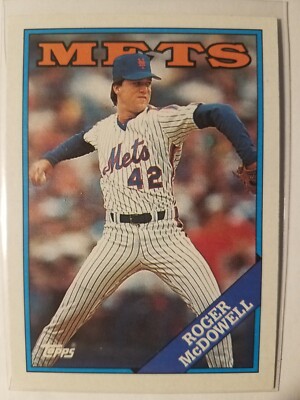 ROGER McDOWELL NEW YORK METS 1988 TOPPS BASEBALL CARD #355 | eBay