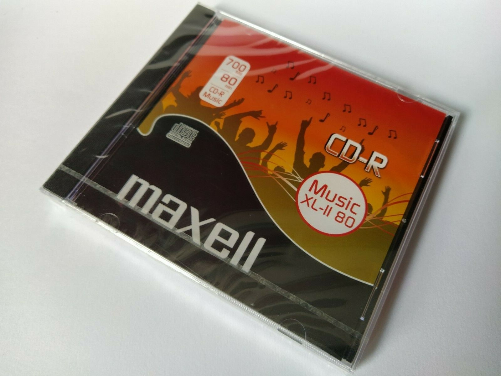 Maxell CD-R80 XL-II 80 Music Audio 80 Mins CD-R Blank Recordable Disc ...