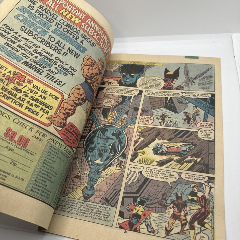 Uncanny X-Men #145 - Doctor Dr Doom Marvel 1981 Comics NM Classic Cover ...