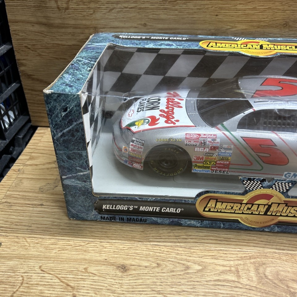 1996 Ertl NASCAR Terry Labonte #5 Kellogg's CF Silver Monte Carlo 1:18 ...