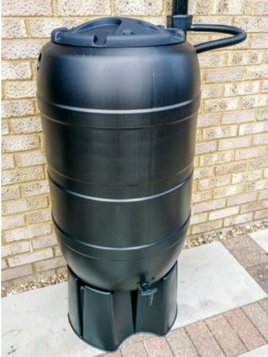 Water Butt 210L with Stand & Filler Kit Rainwater Storage Barrel - Free ...