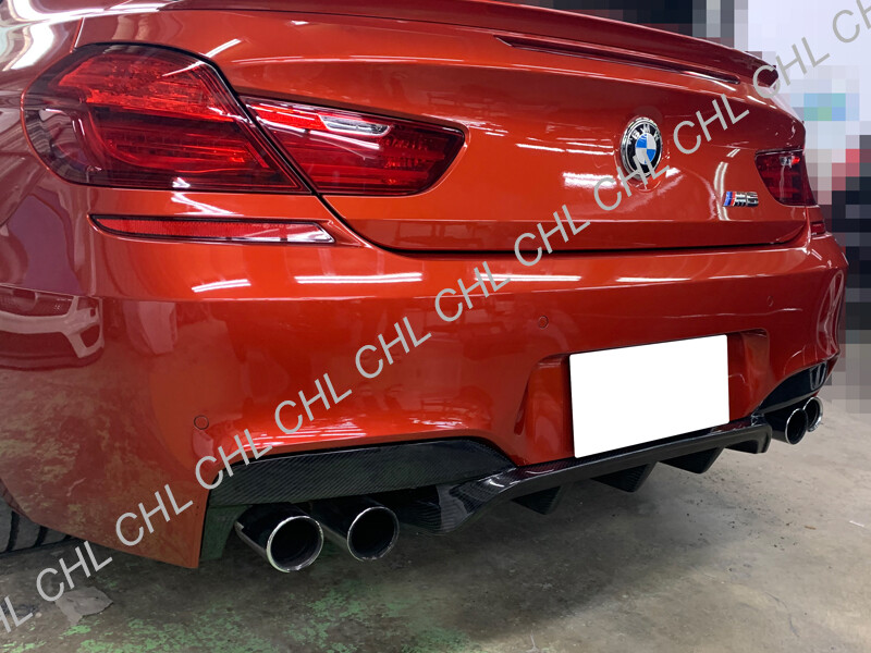 P Style Carbon Fiber Rear Diffuser For 2012-2018 BMW F06 F12 F13 M ...