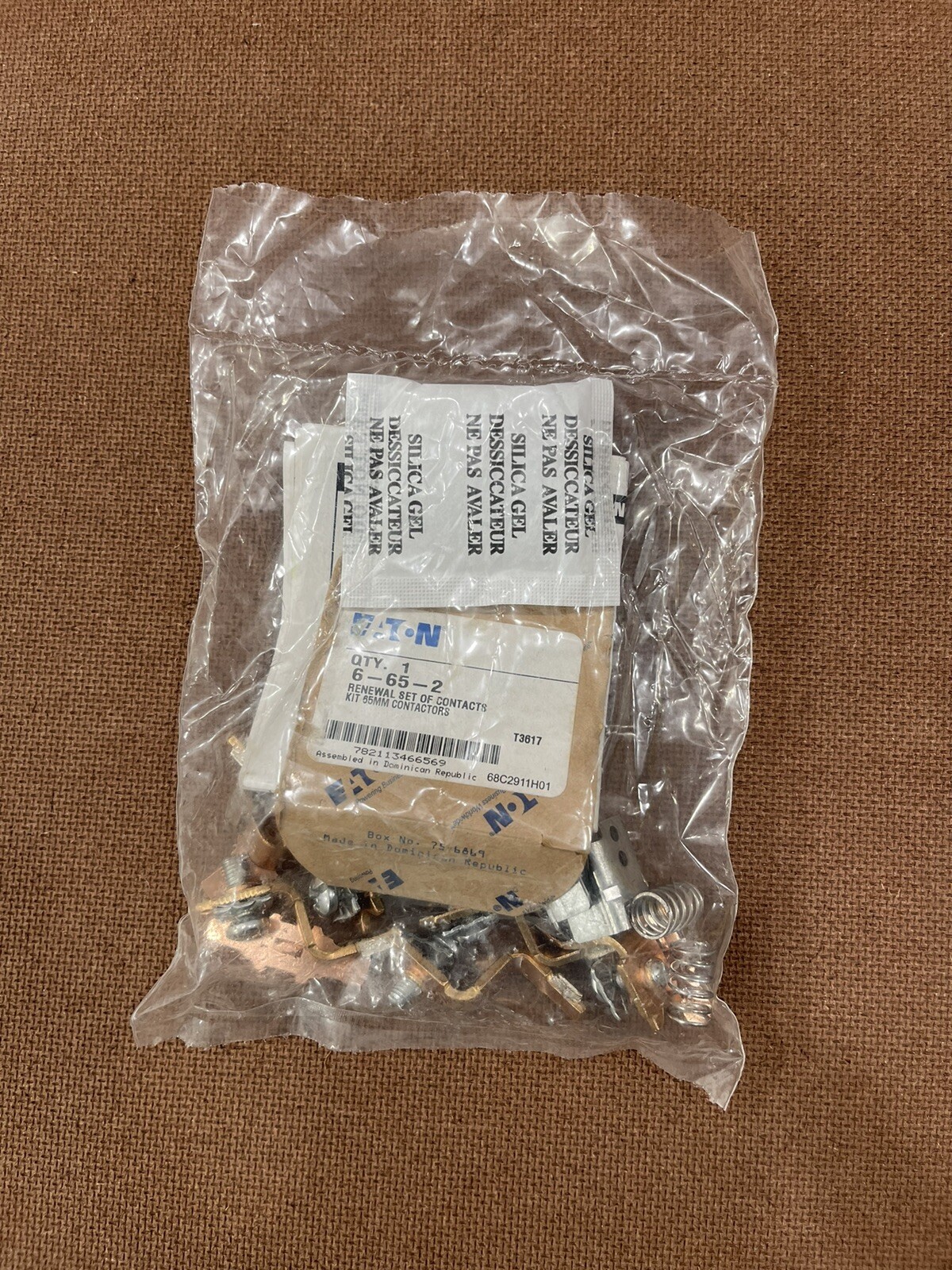 NIB Cutler Hammer 6-65-2 Renewal Set of Contacts Kit, 65mm Contactors ...