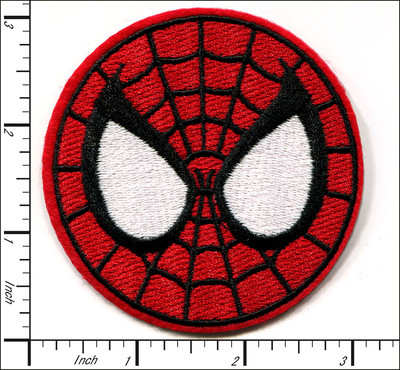 12 Pcs Premium Embroidered Iron on patches Spiderman Mask 3"x3" AP012dGP | eBay