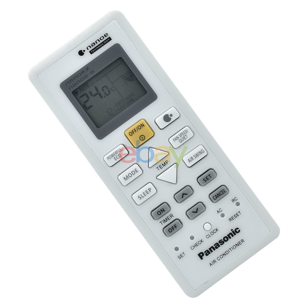 New Genuine ACXA75C17960 For Panasonic Air Conditioner Remote Nanoe-G ...