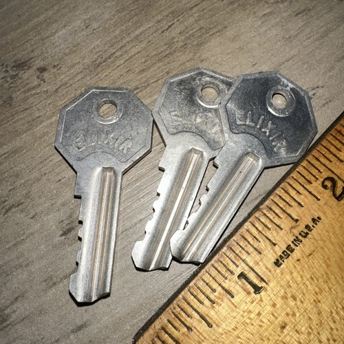 3 Elixir Keys Aluminum All Same USA | eBay