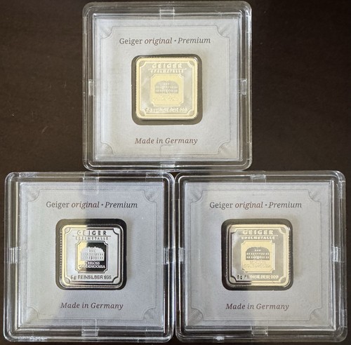 Geiger Schloss Guldengossa 5g Silver Bar .999 Pure In Assay | eBay