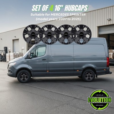 16" Wheel Trims Hub Caps Set of 4 Fits Mercedes Sprinter 2007-2026 ...