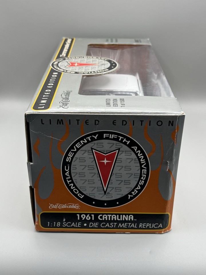 1/18 ERTL AMERICAN MUSCLE PACKER PONTIAC 1962 PONTIAC CATALINA WHITE ...