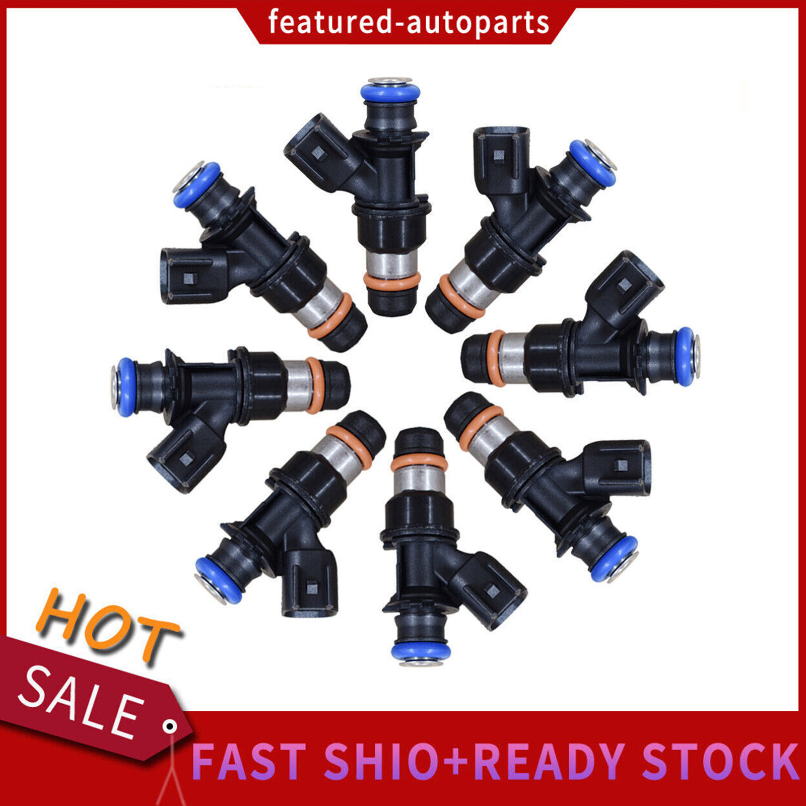 8pcs Fuel Injectors For 2004-2010 Chevrolet Suburban Silverado ...