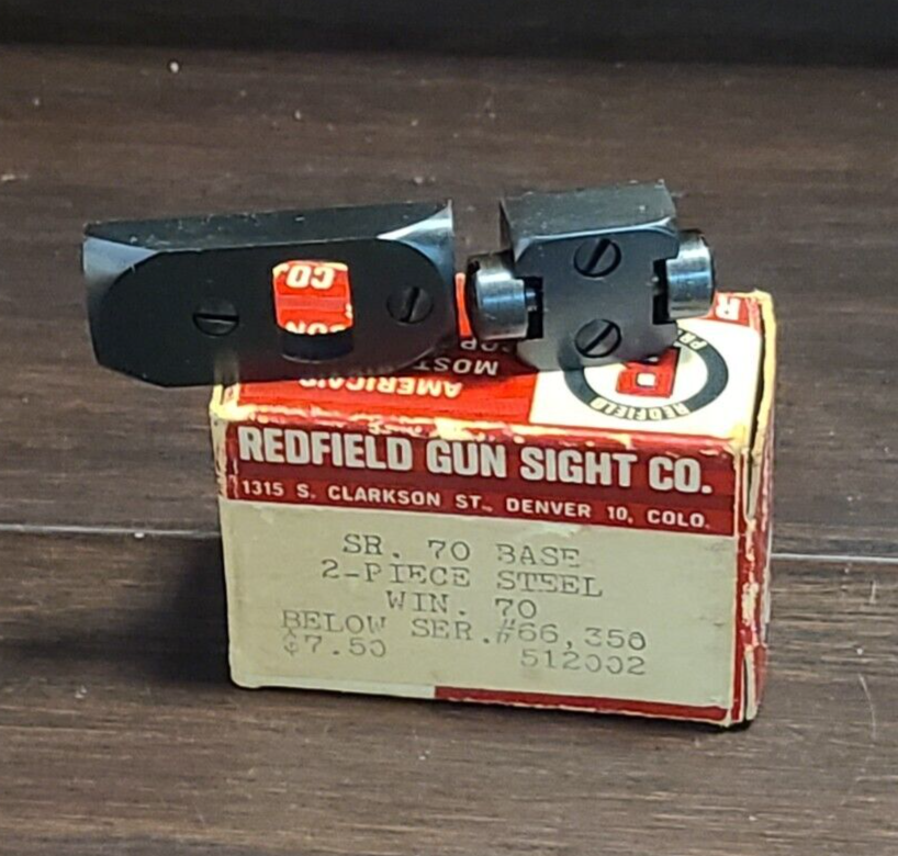 Redfield 512002 2 Piece Scope Base SR70 Winchester Mod 70 Below Serial ...