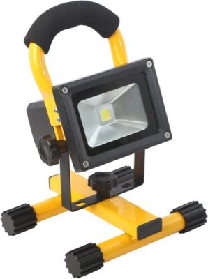 Portable LED Work Light Rechargeable Flood Lights Aluminium Alloy Stand ...