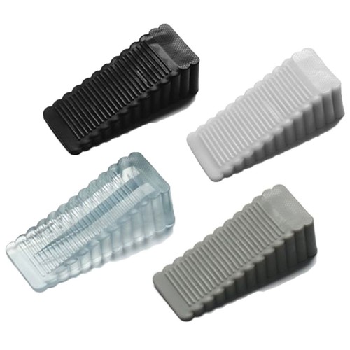 ABS Silicone Self Adhesive Door Stopper Door Wedge Floor Block Wall ...