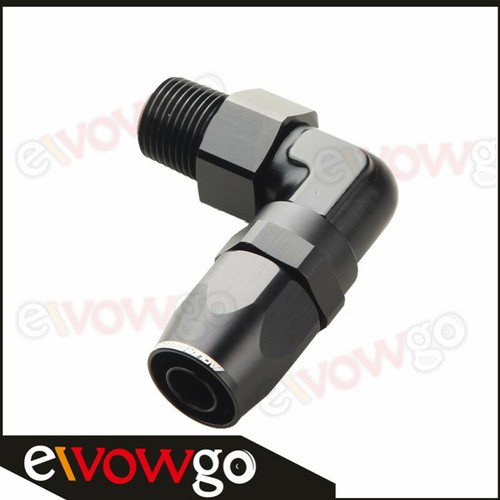 10AN AN10 AN-10 To 1/2" NPT 90 Degree Swivel Hose End Fitting Adaptor ...