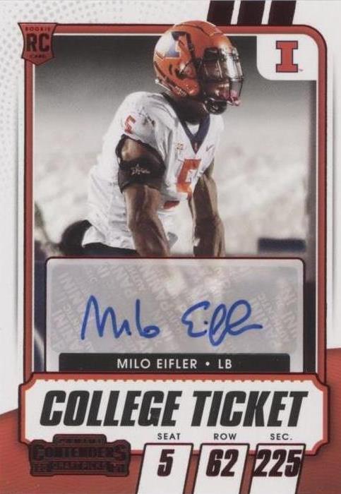 2021 Panini Contenders Draft Picks - College Ticket Autographs Milo ...