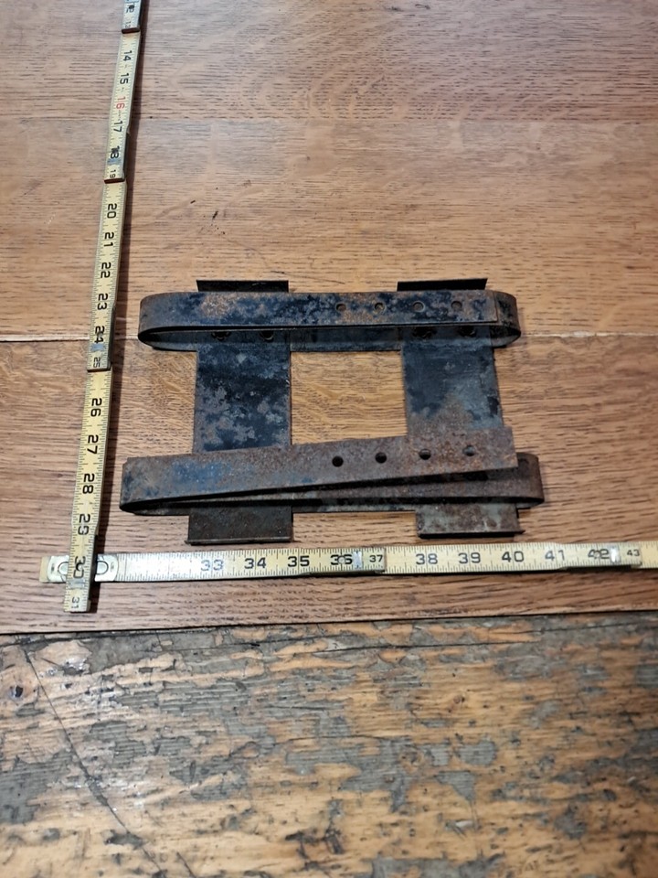 New Old Stock Light Rust battery tray hold down rat rod hot Group 1 And ...