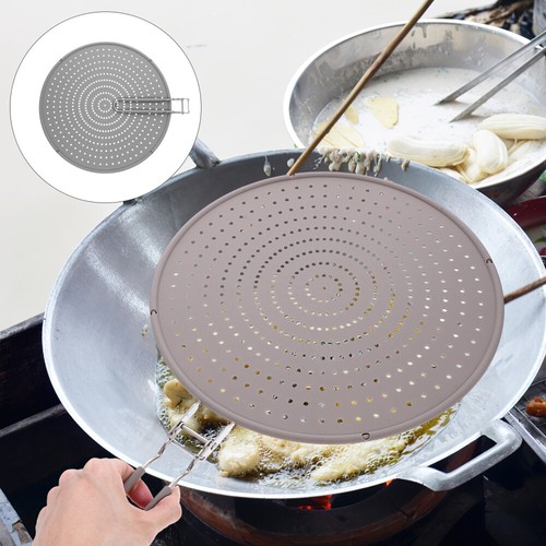 Anti-splash Oil Net Splatter Screen for Frying Pan Mesh Guard Skillet ...