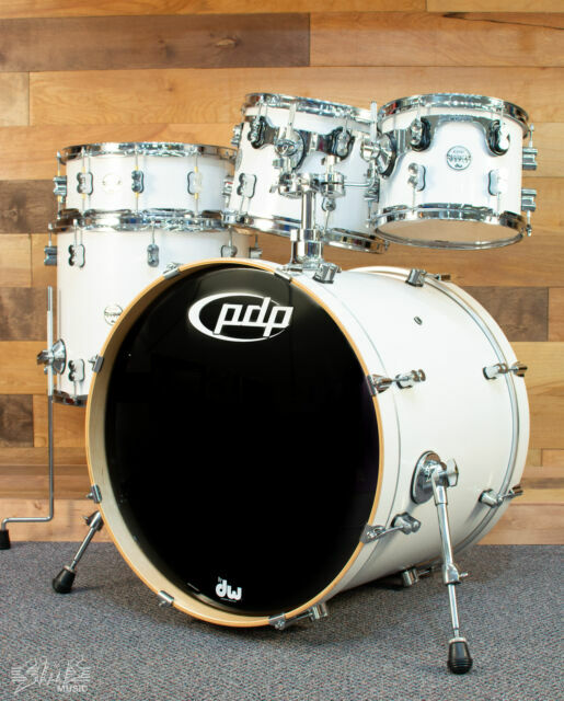 PDP Drums Concept Maple Pearlescent White 5 Pcs PDCM2215PW for sale ...