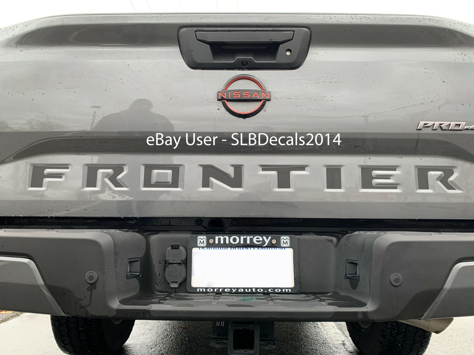 FITS 2022 Nissan Frontier Tailgate Indent Decals S SV Pro4X 23 24 | eBay